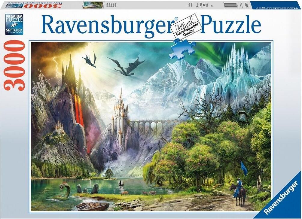 Ravensburger - Puzzle Dragon Territory - 3000 dielov