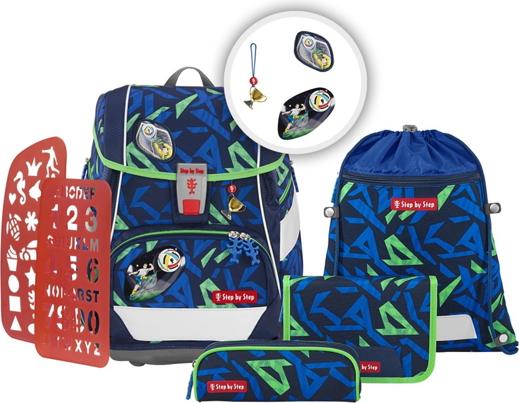 Step by Step Ranzen-Set 2IN1 PLUS, 6-teilig Schulranzen