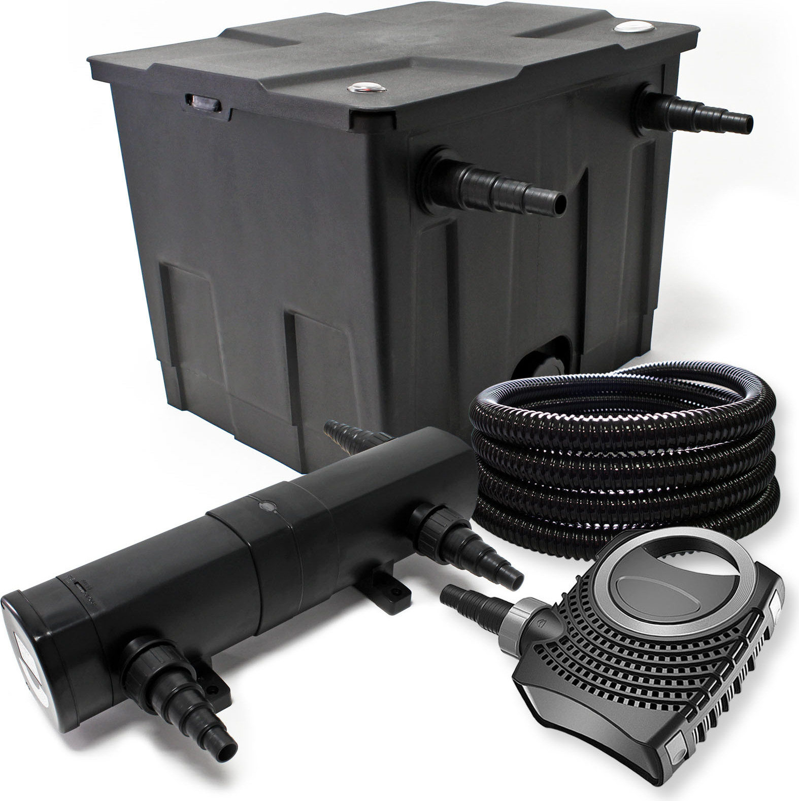 Wiltec sada: filtr, čerpadlo, UVC a hadice pro jezírko