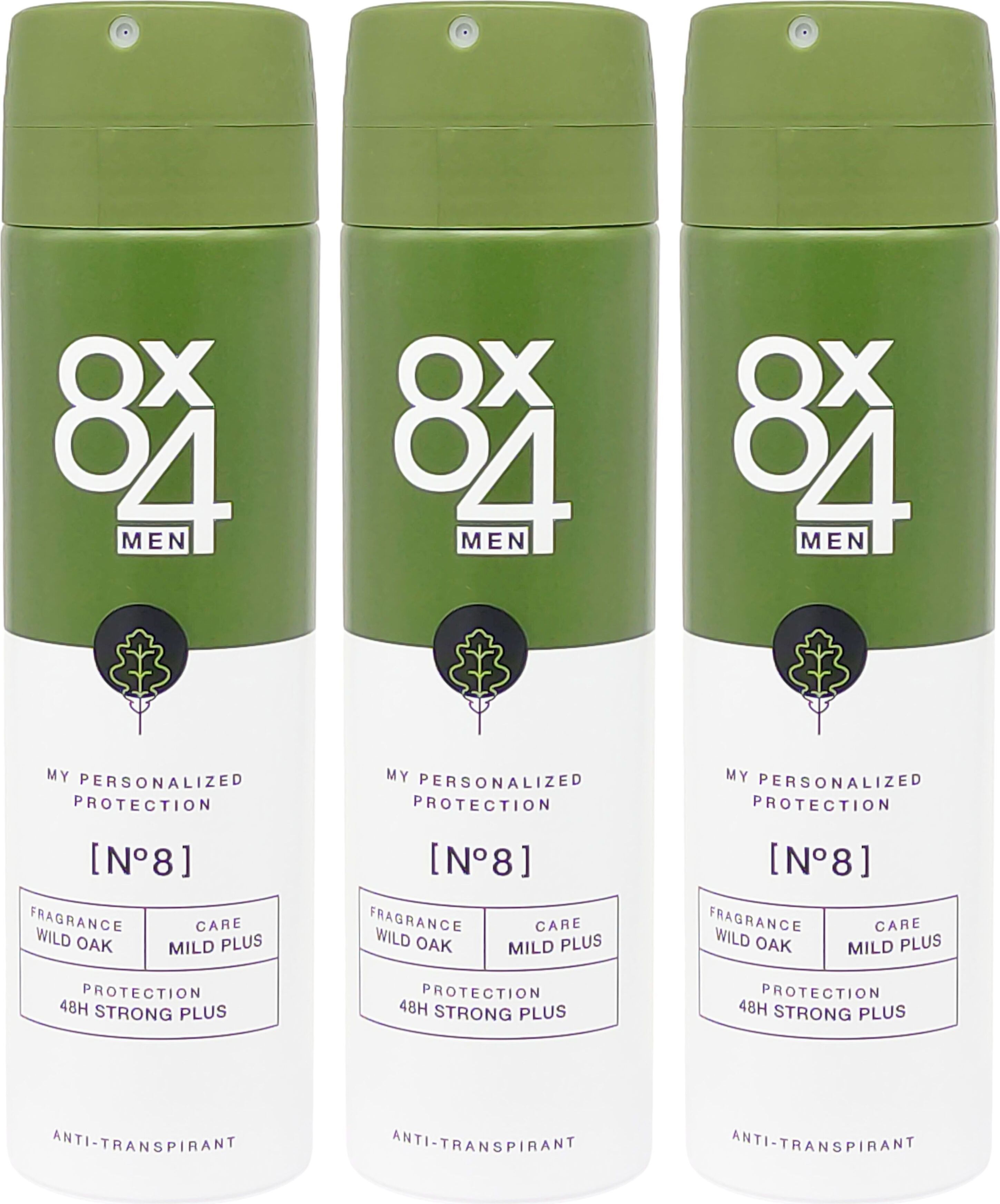 3x 8x4 Men Deodorant WILD OAK 150ml 48h | Kaufland.de