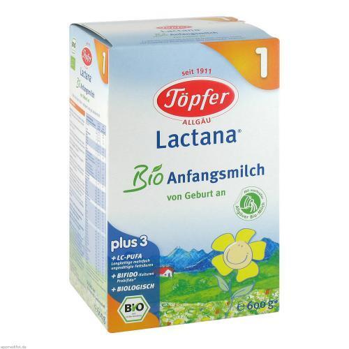 Töpfer Lactana poudre lait initialdès la naissance, 600 g