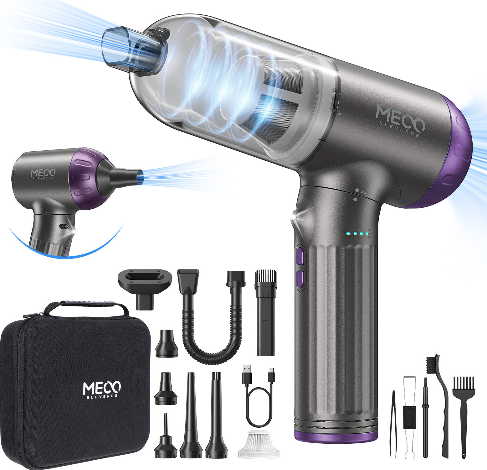 vysavač do auta 4 v 1 18Kpa Ruční bezdrátový | Kaufland.cz