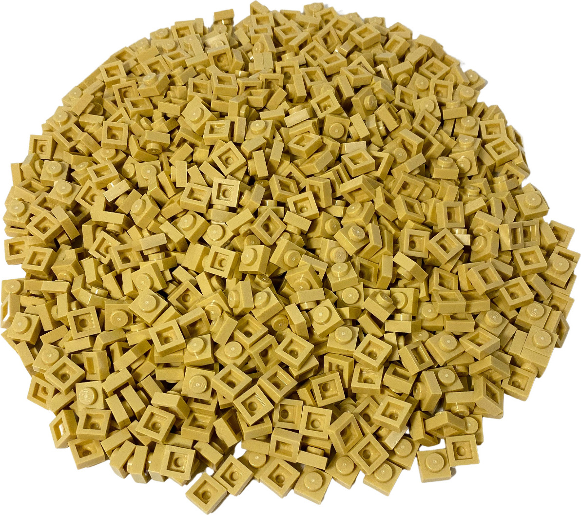 LEGO® 1x1 Plaques de construction Beige clair 3024 - 50x