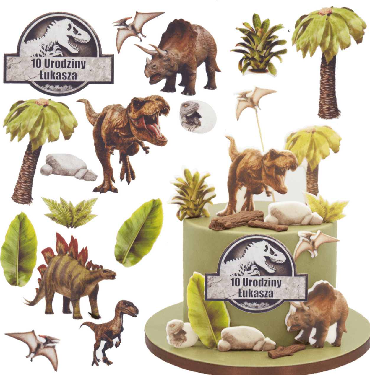 Sweetfanaberia | Decorazione per torte DinosaurUS - 14