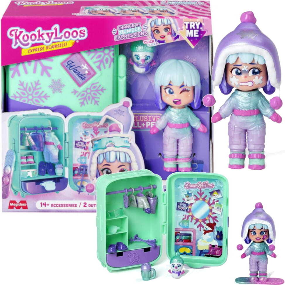 KookyLoos Valise Wanda Mini-poupée Mini-figure Animal de