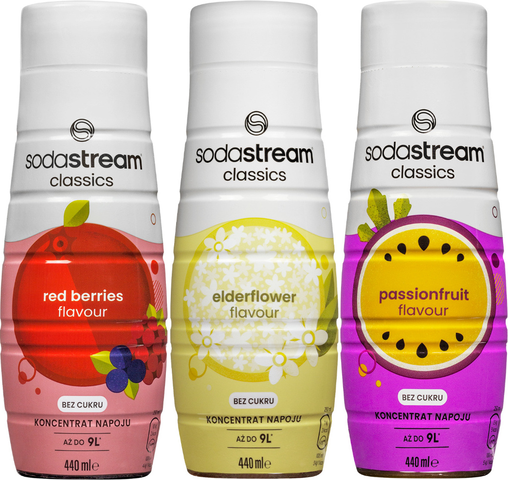 3x Syrop do SodaStream Red Berries Zero 440ml | Kaufland.pl