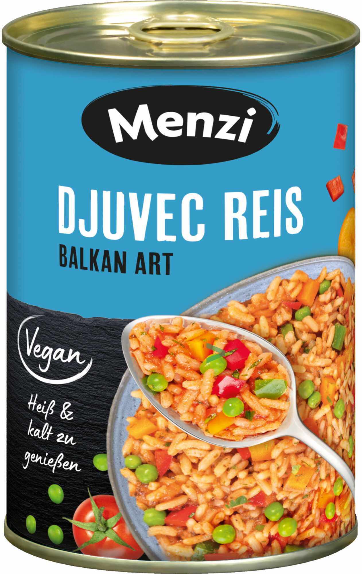 Menzi Djuvec Riz à la mode des Balkans, 400g Conserves