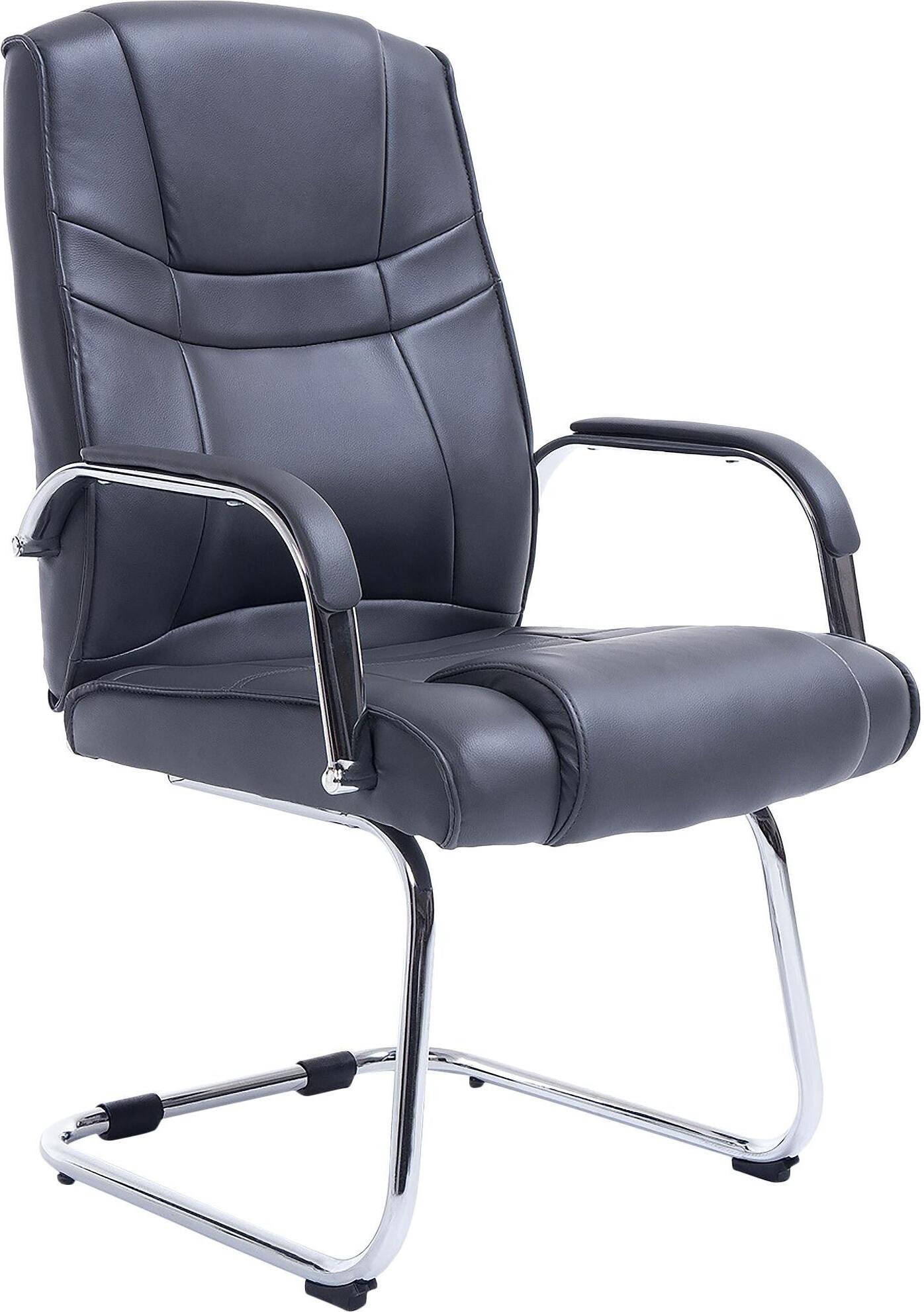 Krzesło CLP Attila z metalową ramą, szare