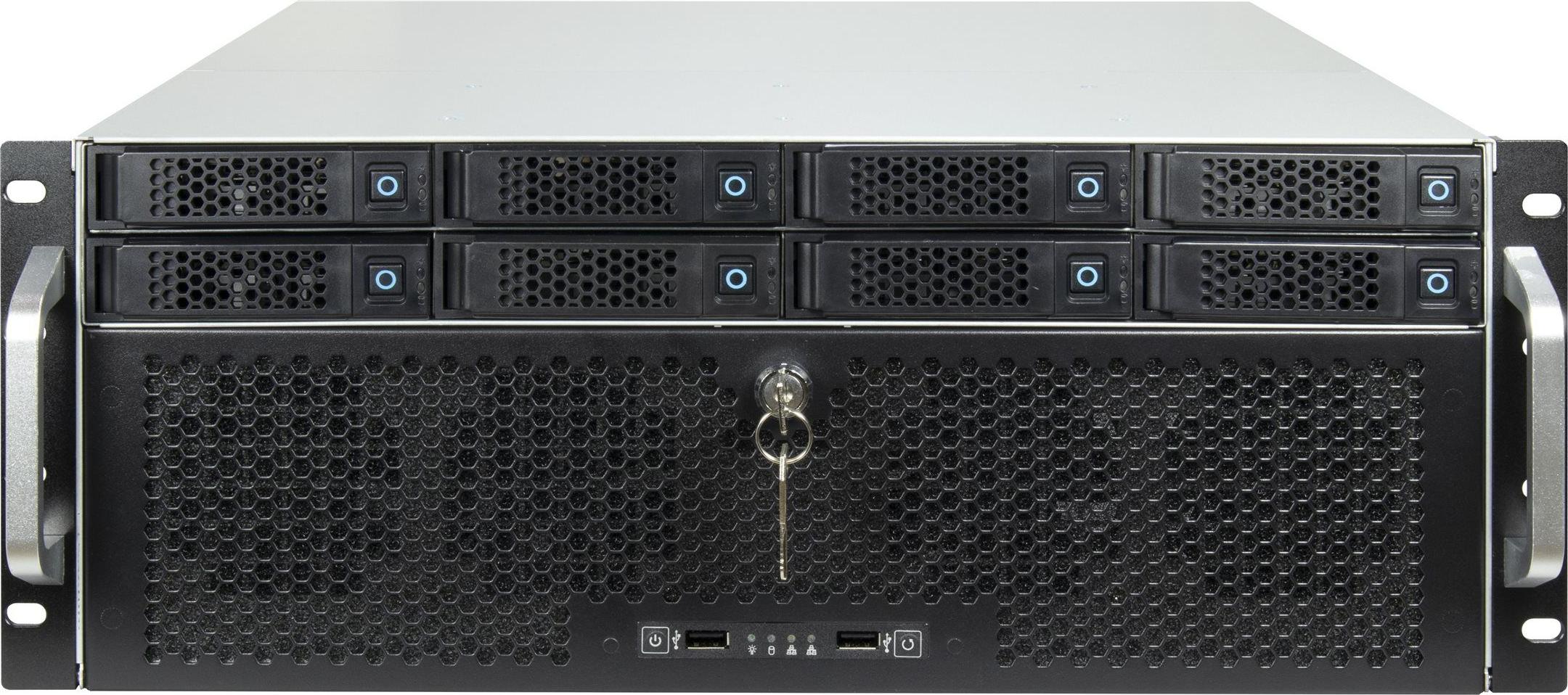 Inter-Tech 48.3cm IPC 4U-4708 4HE STORAGE Gehäuse