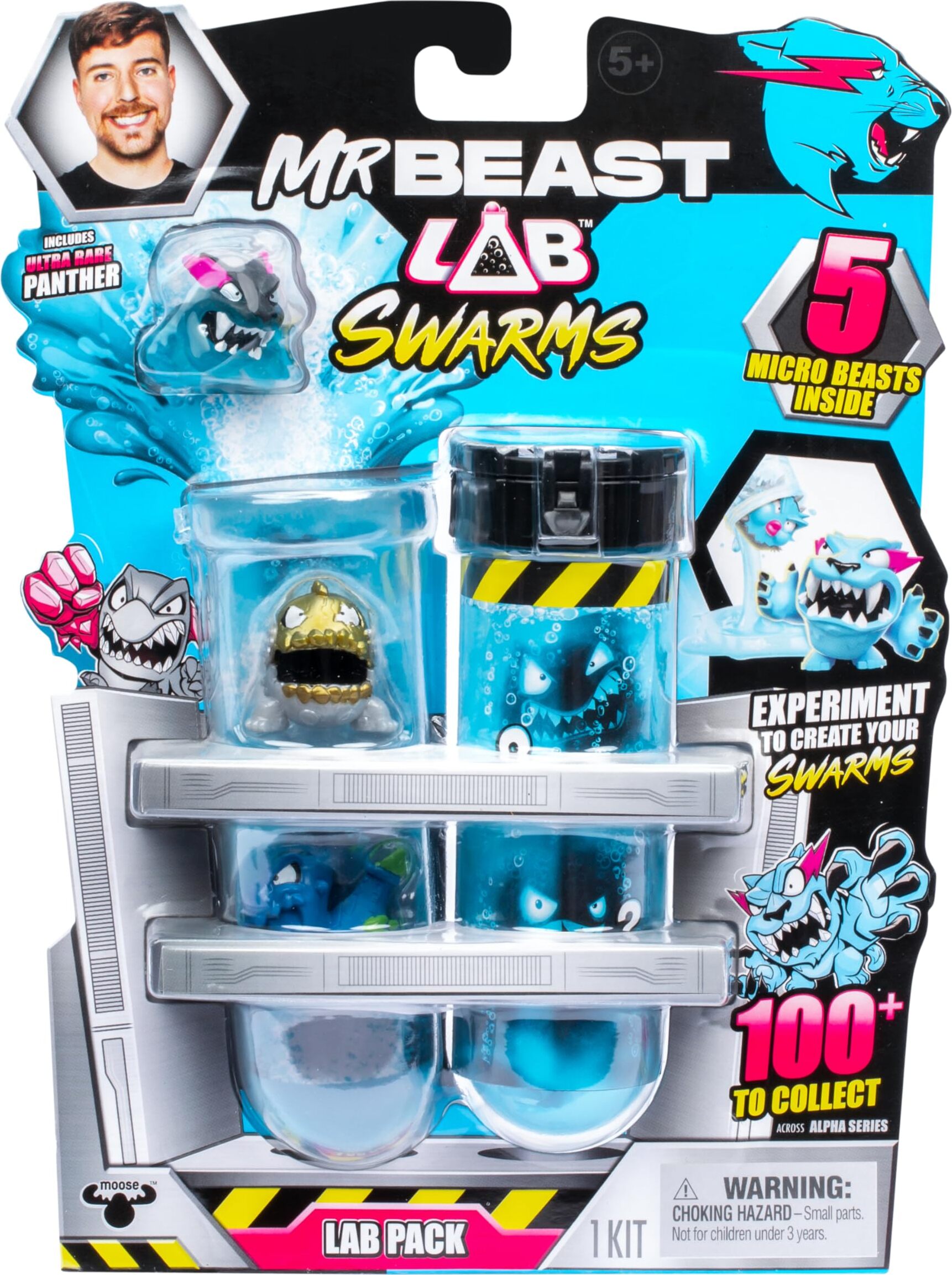 Mr. Beast Lab Swarms Mini Figuren 5er-Pack 3 cm