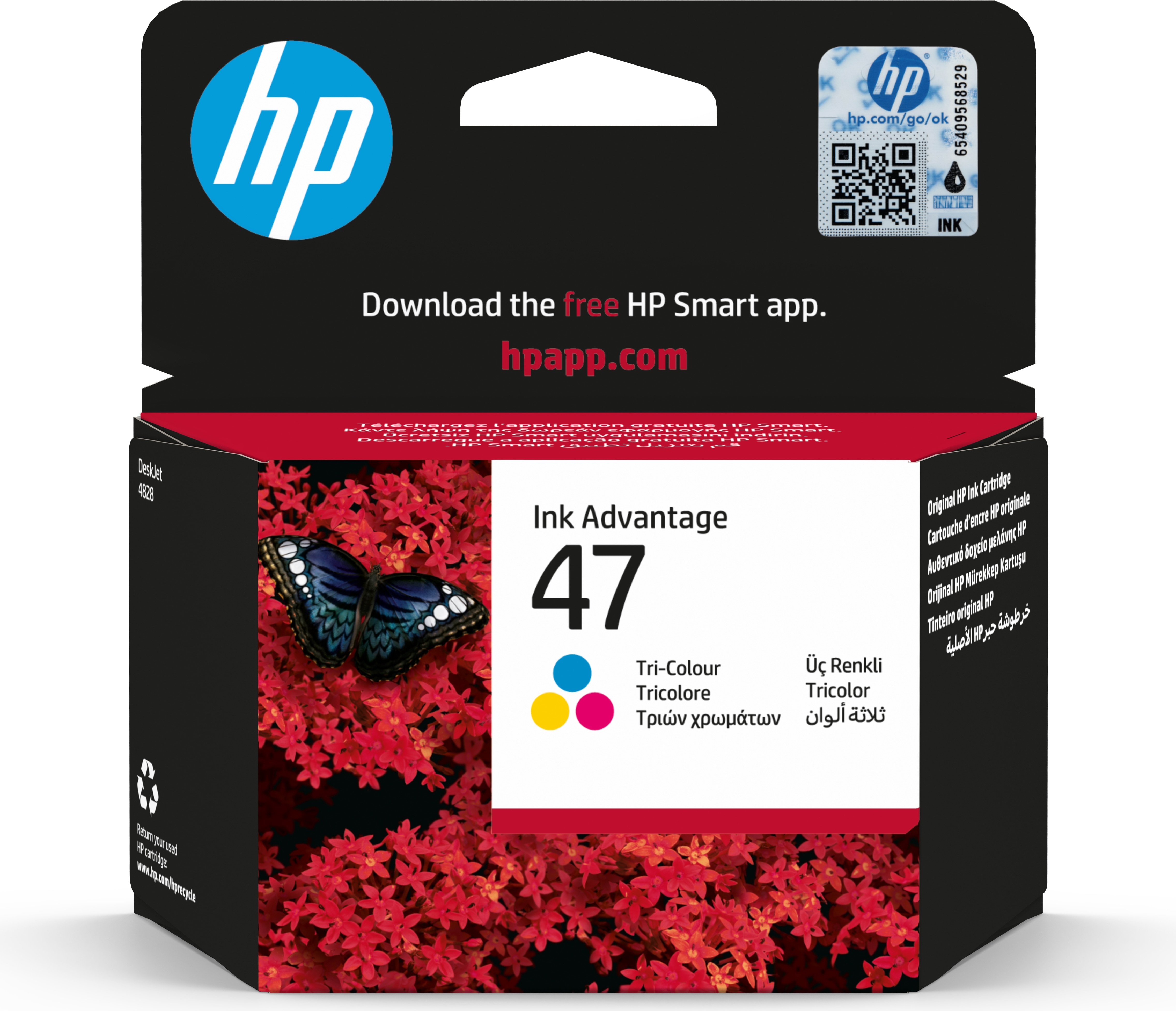 HP 47 Tri-color Original Cartridge cartouche d'encre 1