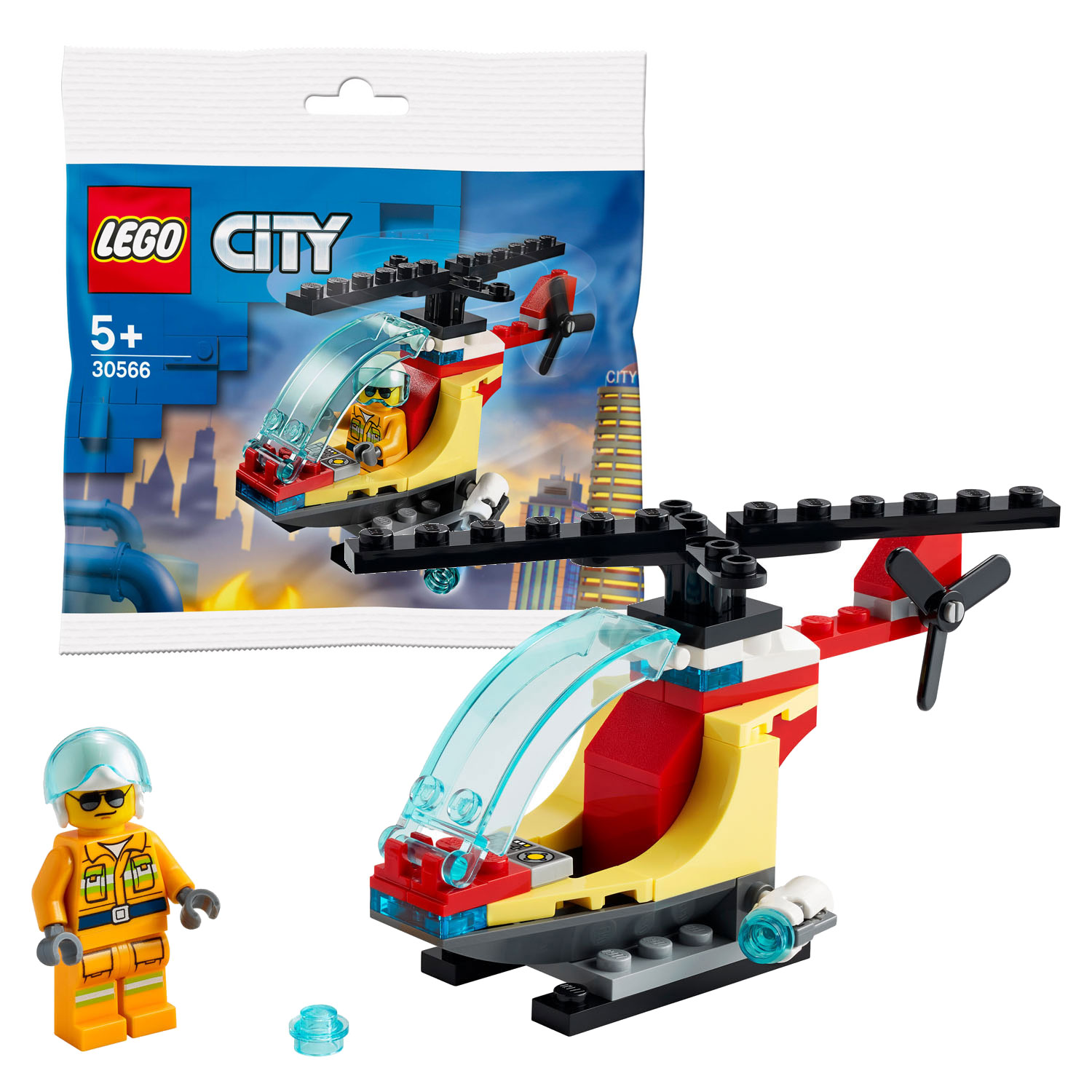 LEGO 30566 City Helikopter straży pożarnej Klocki LEGO