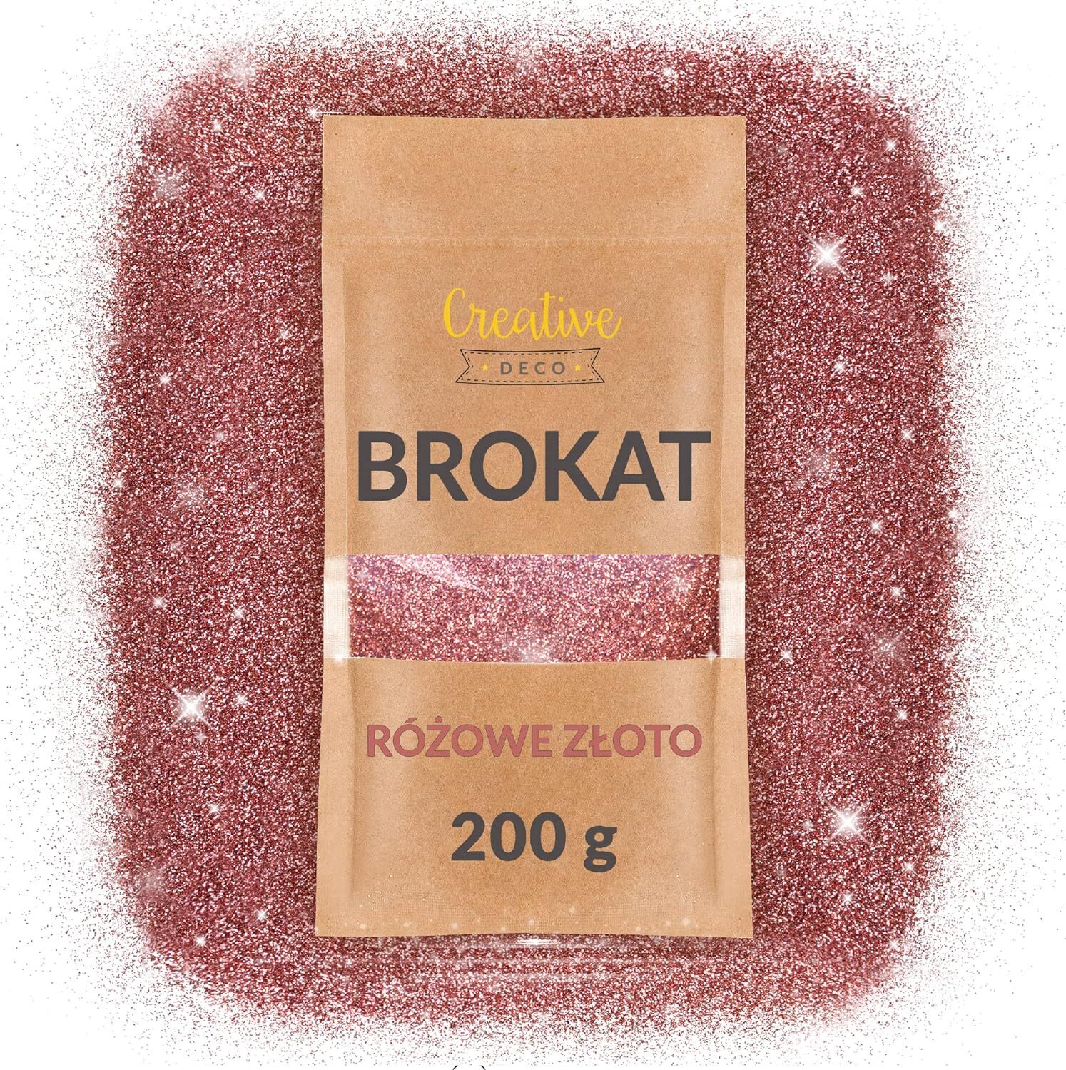 Creative Deco Brokat do farb | 200g | Różowe | Kaufland.pl
