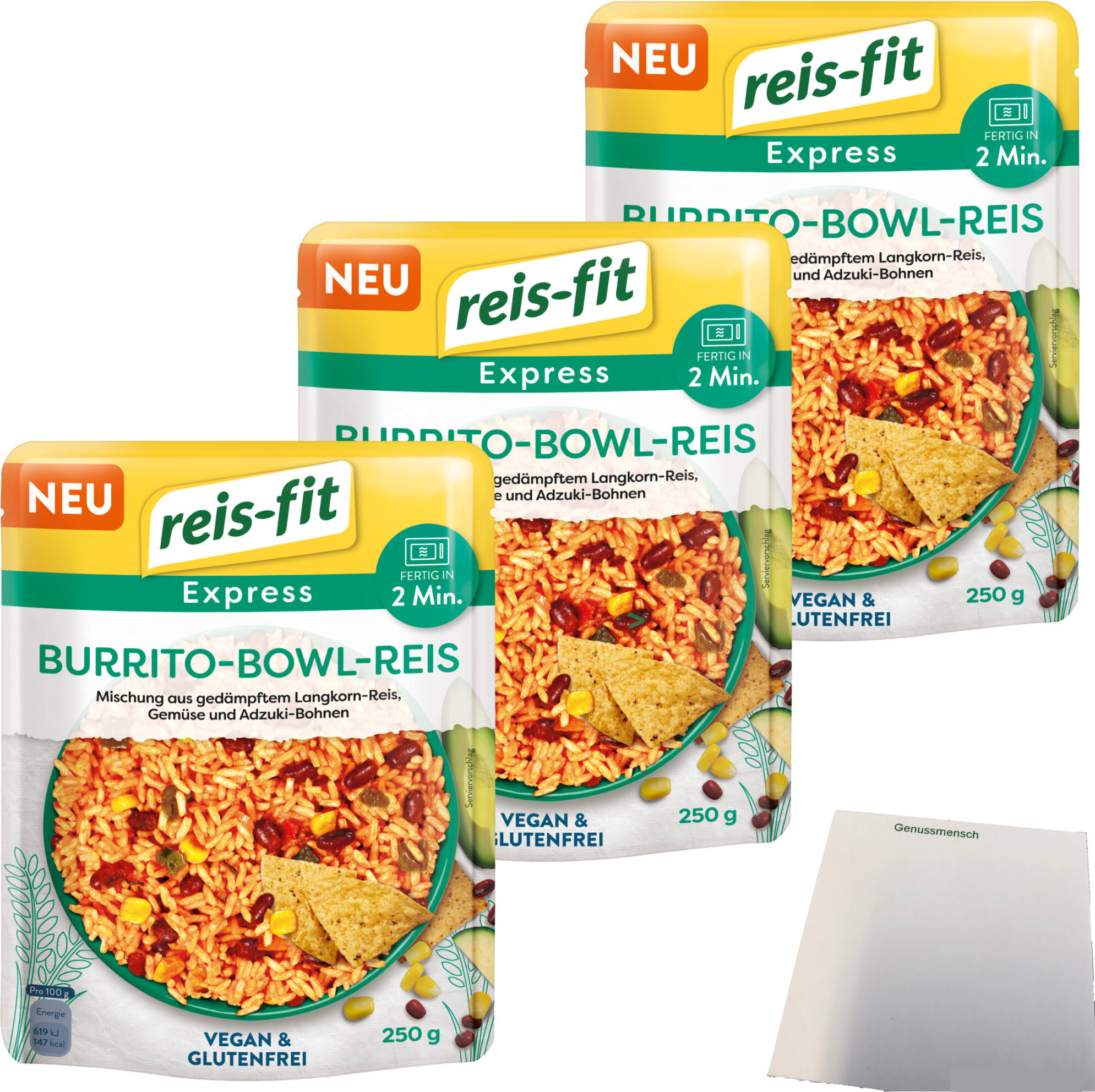 Reis-Fit Express Burrito-Bowl Reis 3er Pack | Kaufland.de