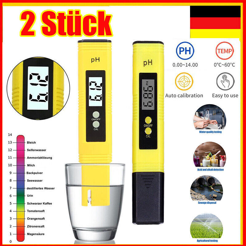 2STK Digital PH Wert Wasser Messgerät pH | Kaufland.de