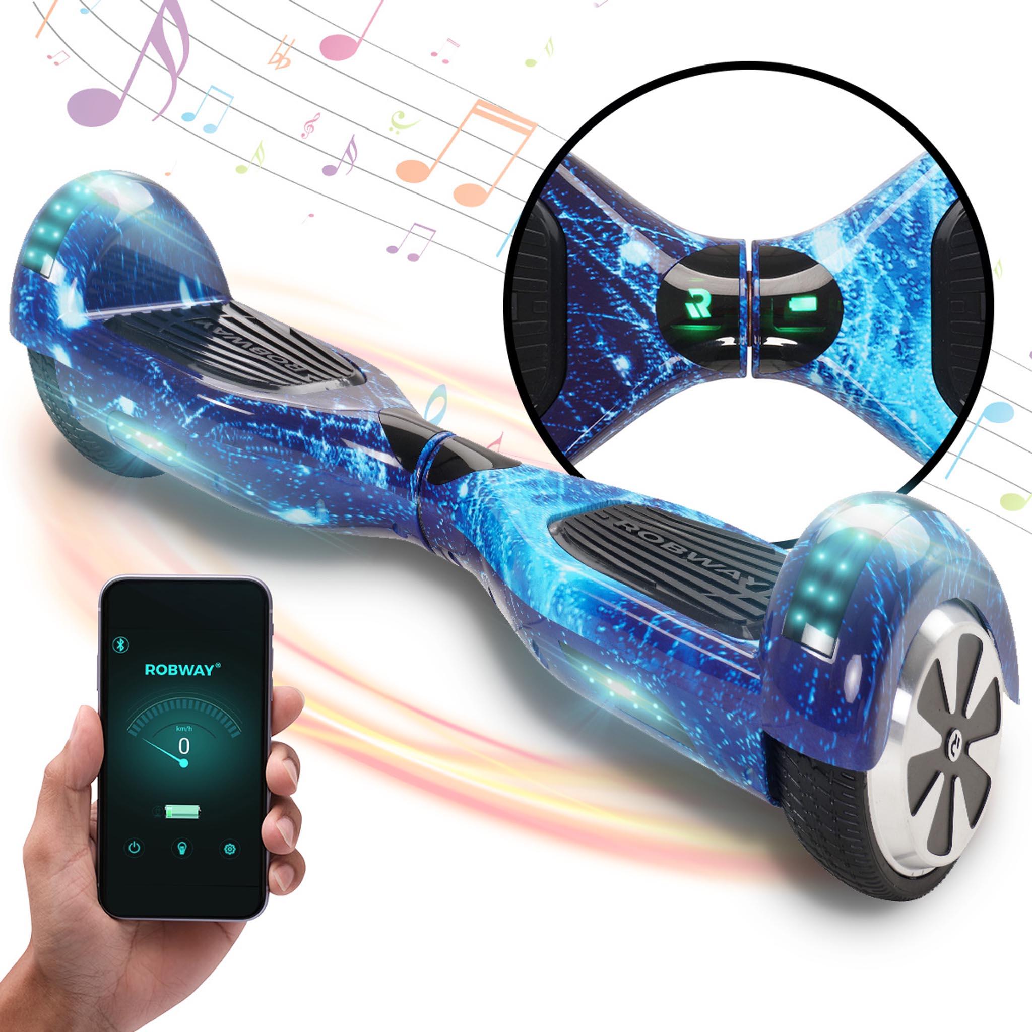 ROBWAY W1 Hoverboard Space Blue 2.0 - 700W, 6,5 Zoll