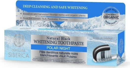 Natura Siberica Pâte noire blanchissante naturelle Polar