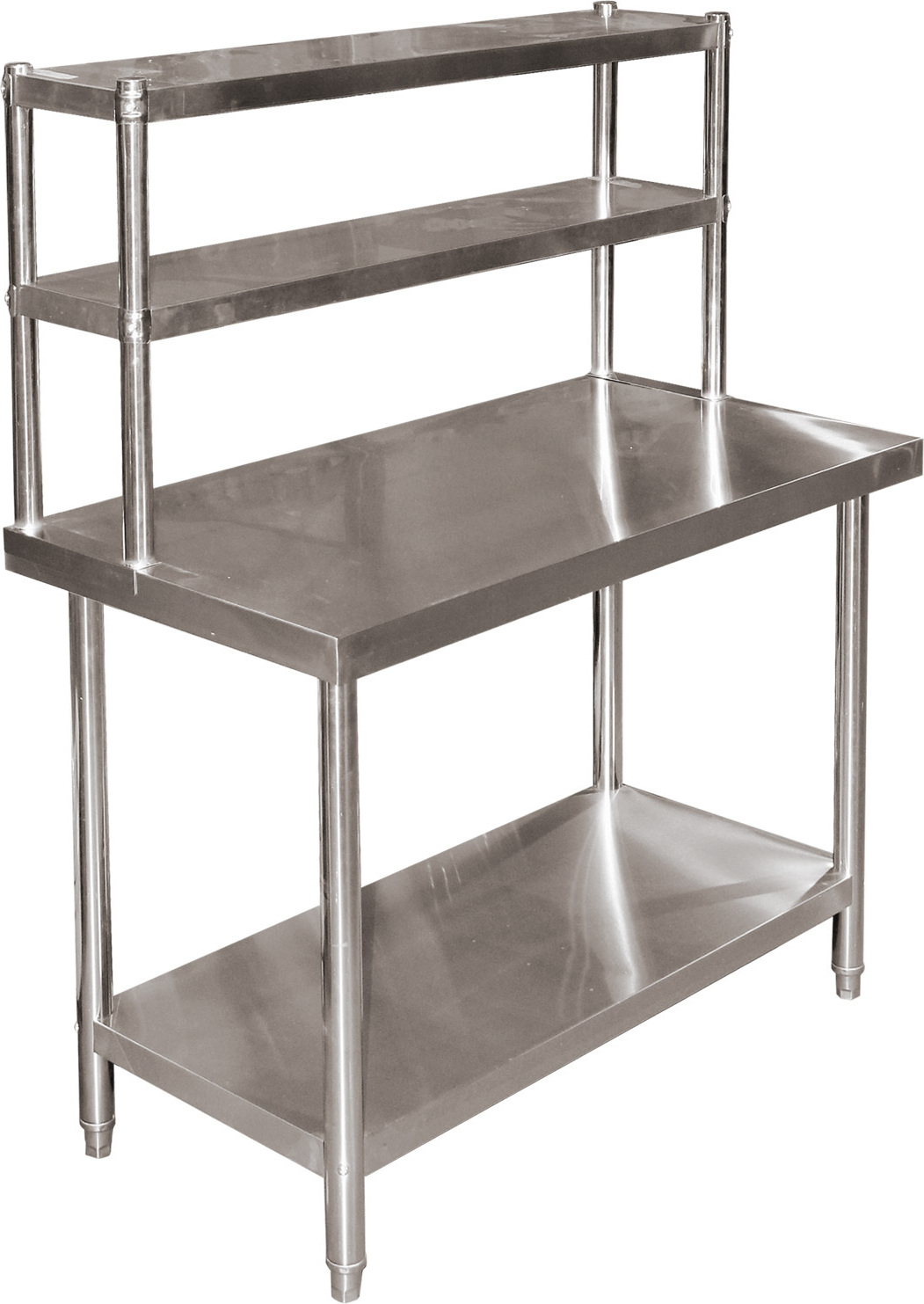 Wiltec pracovný stôl z nehrdzavejúcej ocele 120x60x85cm