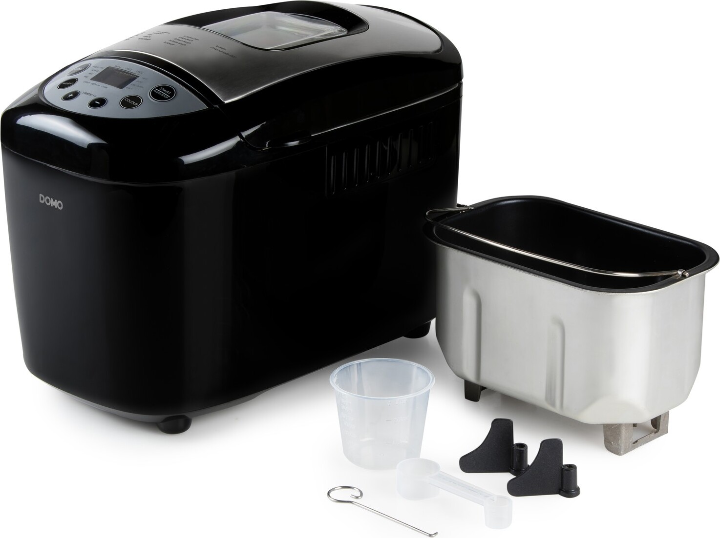 Domo B3977 Brotbackautomat Schwarz 1500g Brotbackautomaten