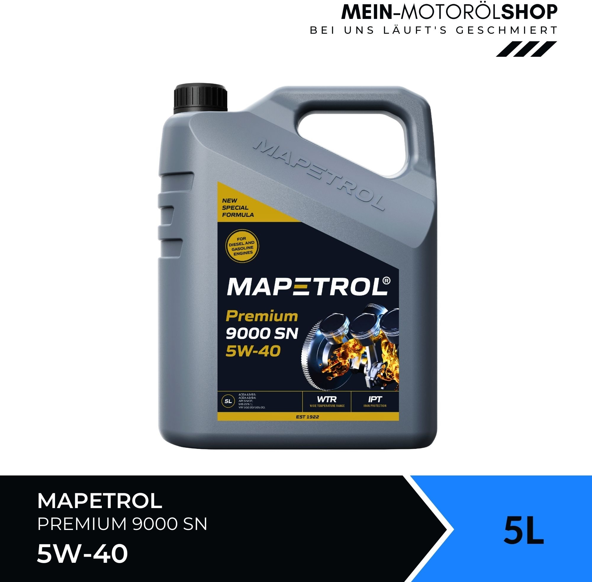 Mapetrol Premium 9000 SN 5W-40 5 Liter | Kaufland.de