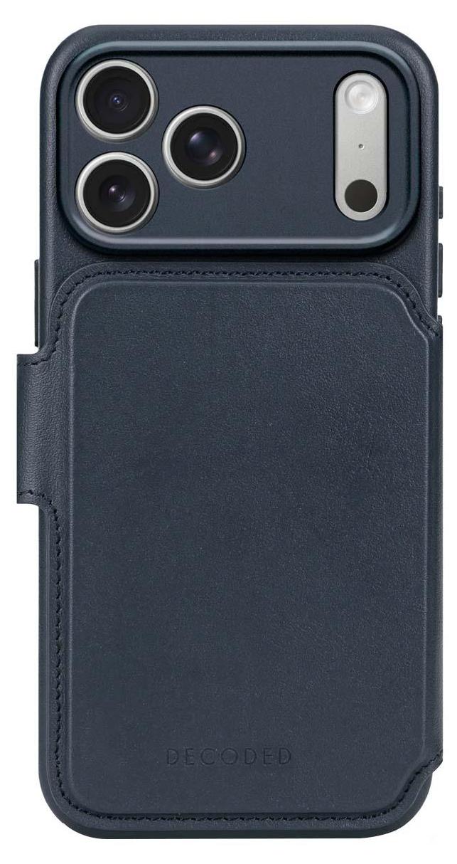 Décodé, étui folio iPhone 17 Pro Max MagSafe en cuir avec