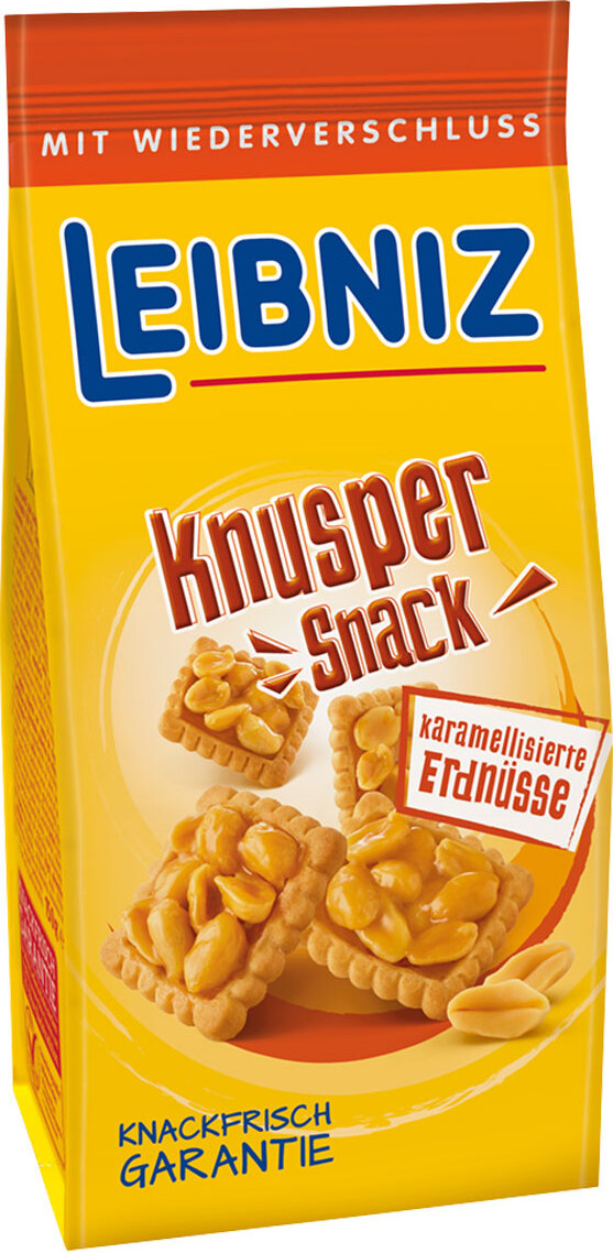 Leibniz Snack croustillant avec cacahuètes caramélisées