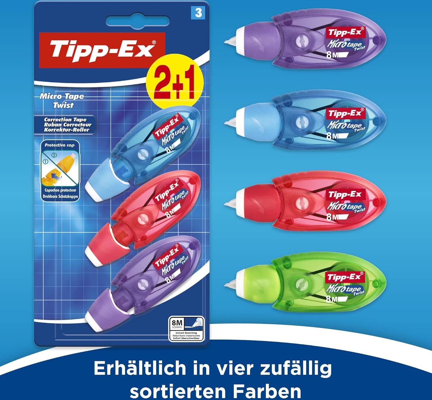 Tipp-Ex 8794381 Rullo correttore Tipp-Ex "Micro Tape