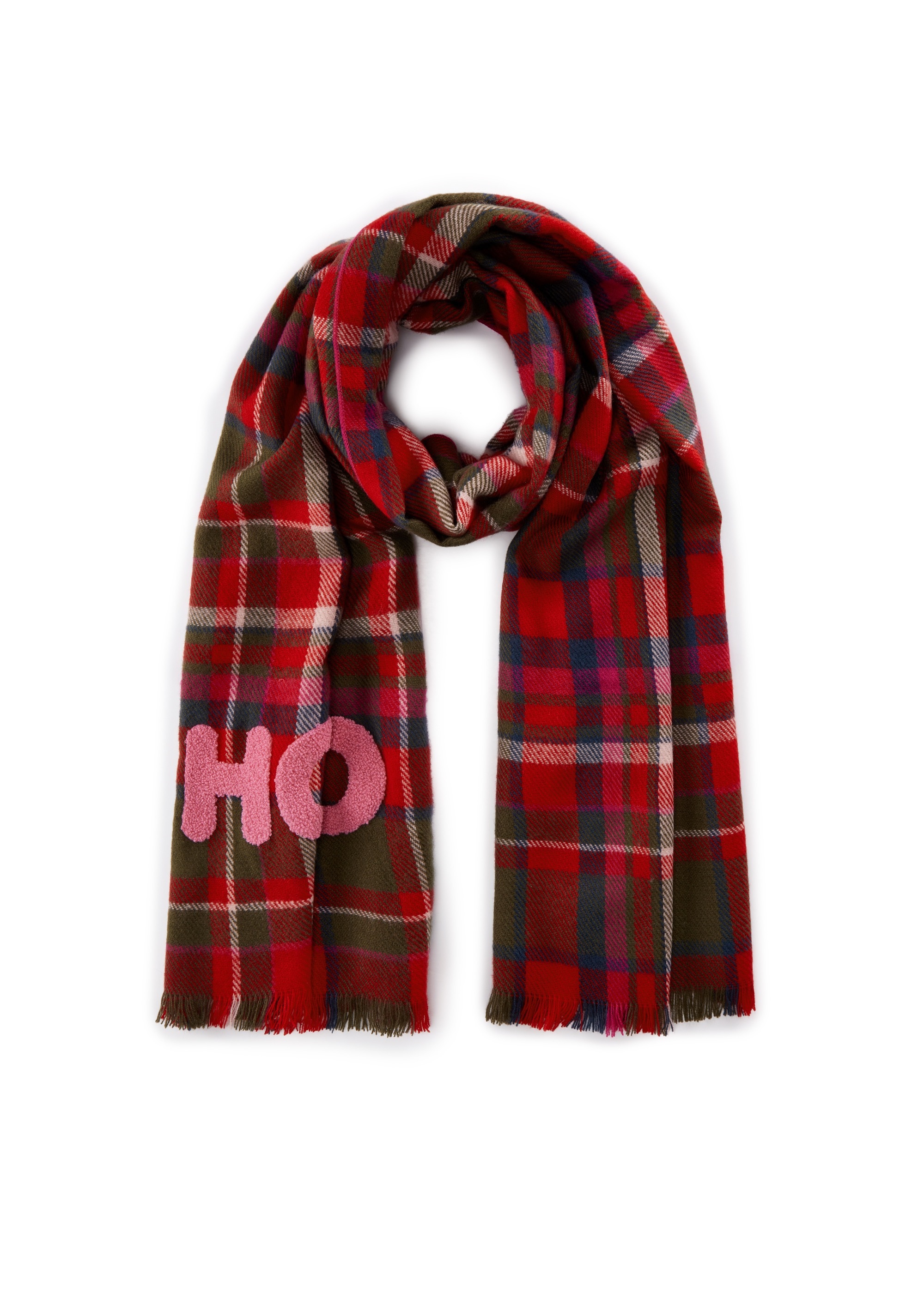 Codello Schal mit Karomuster und HO HO | Kaufland.de