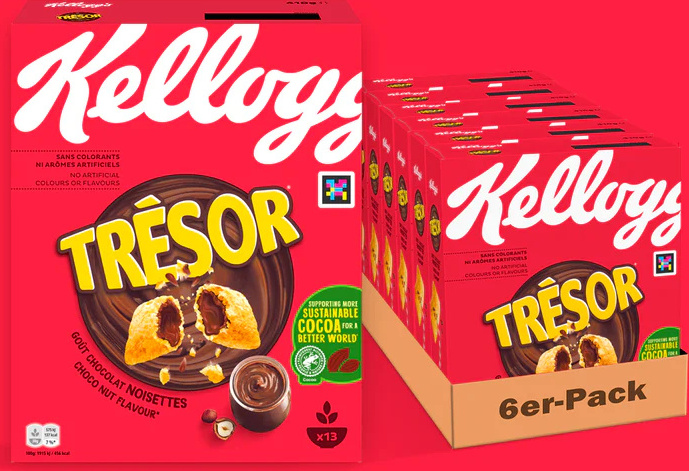 Kellogg's Tresor Choco Nut Flavour (6x 410g) – knusprige
