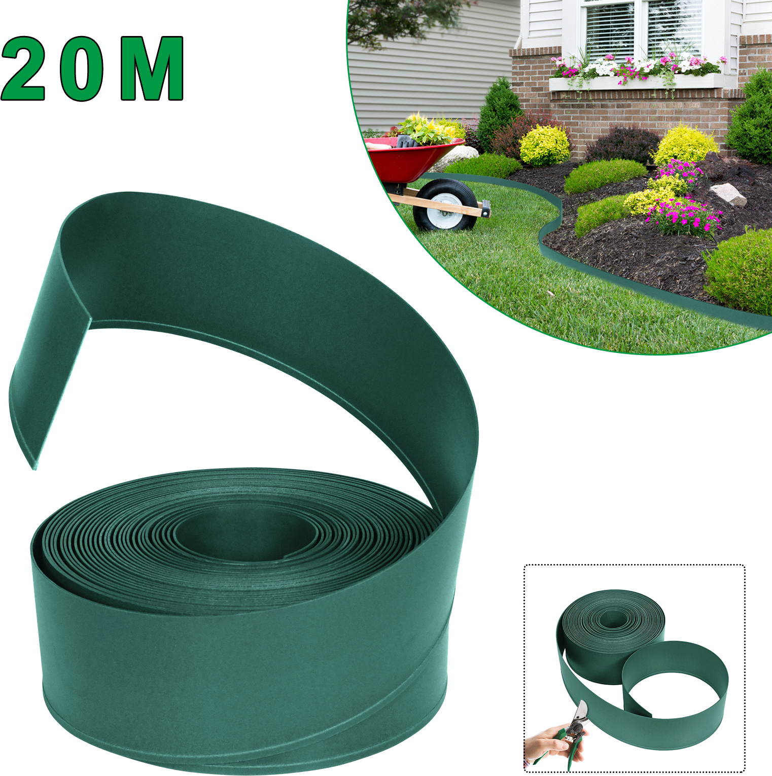 XMTECH Plastové obruby trávníků 20m obruby | Kaufland.cz