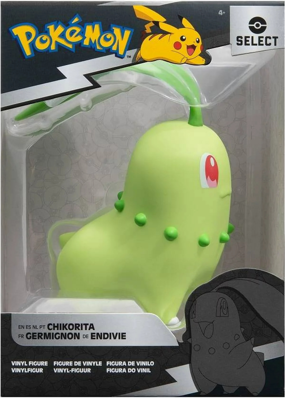 Jazwares Pokémon Select Chikorita Figurki kolekcjonerskie