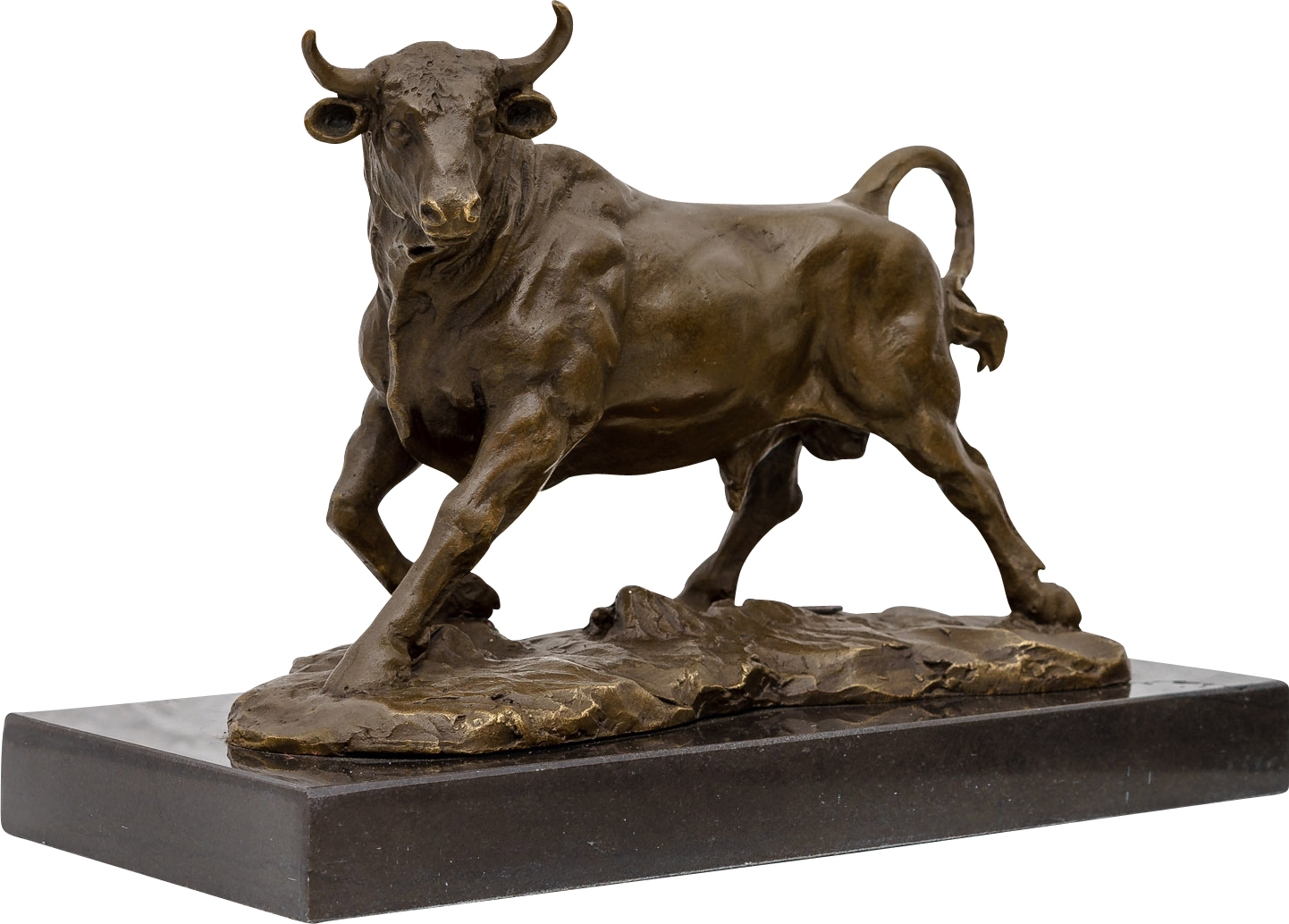 Bronzeskulptur Bronze Stier Figur Bronzefigur | Kaufland.de