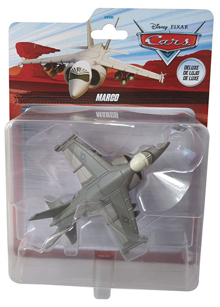 Mattel HFB33 Disney Pixar Cars Deluxe Marco Jet, Flugzeug