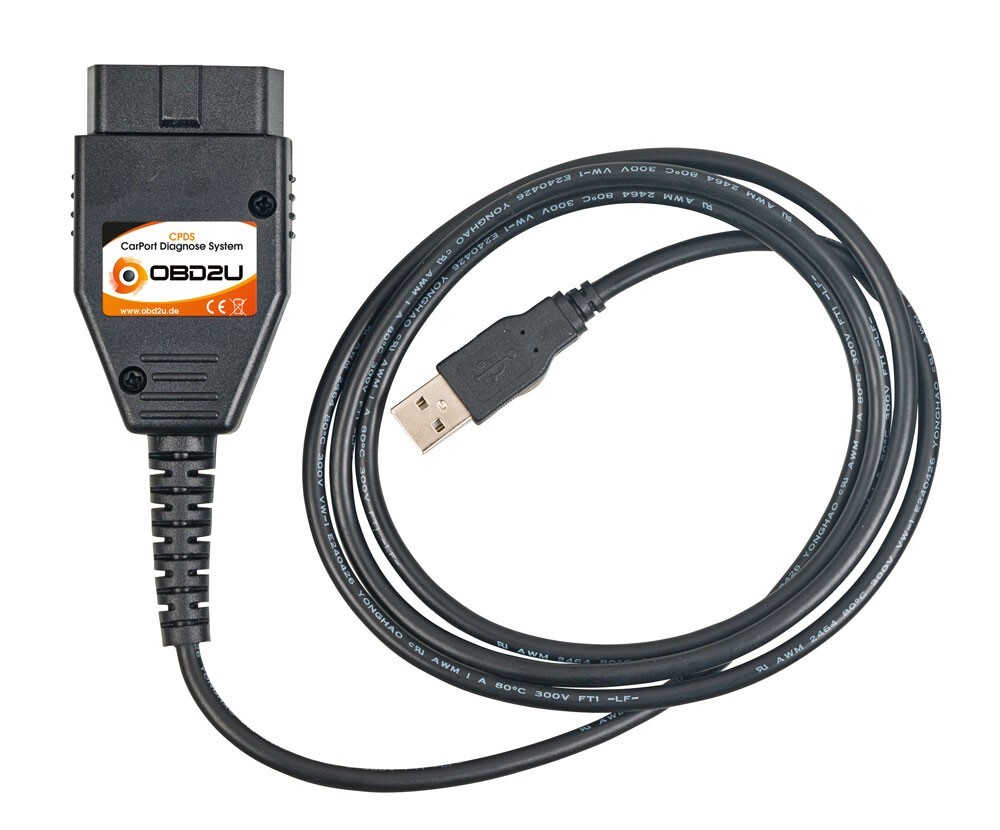 PROFI Diagnose Gerät USB OBD 2 CPDS KKL CAN BUS UDS