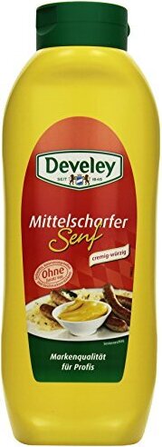 Develey Senf mittelscharf Moutardes