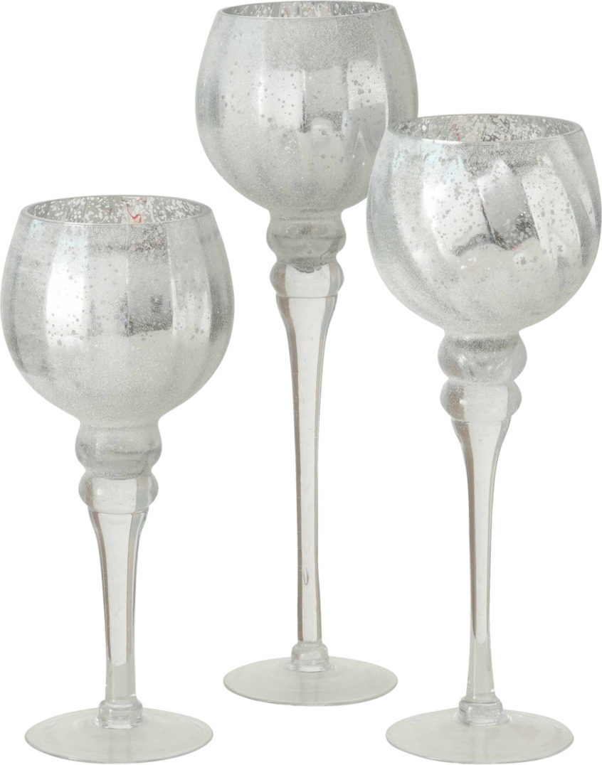 Boltze Windlicht Set Manou 3-tlg silber | Kaufland.de
