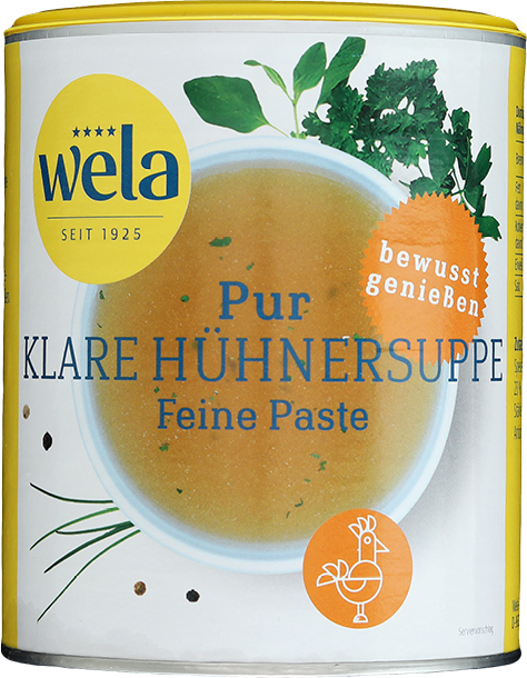 WELA Klare Hühnersuppe Pur 1/1 Dose Backmischungen