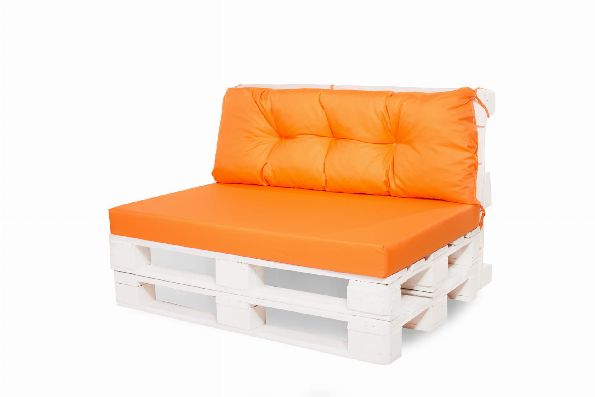 Cuscini per pallet arancioni 120x50 e 120x40cm