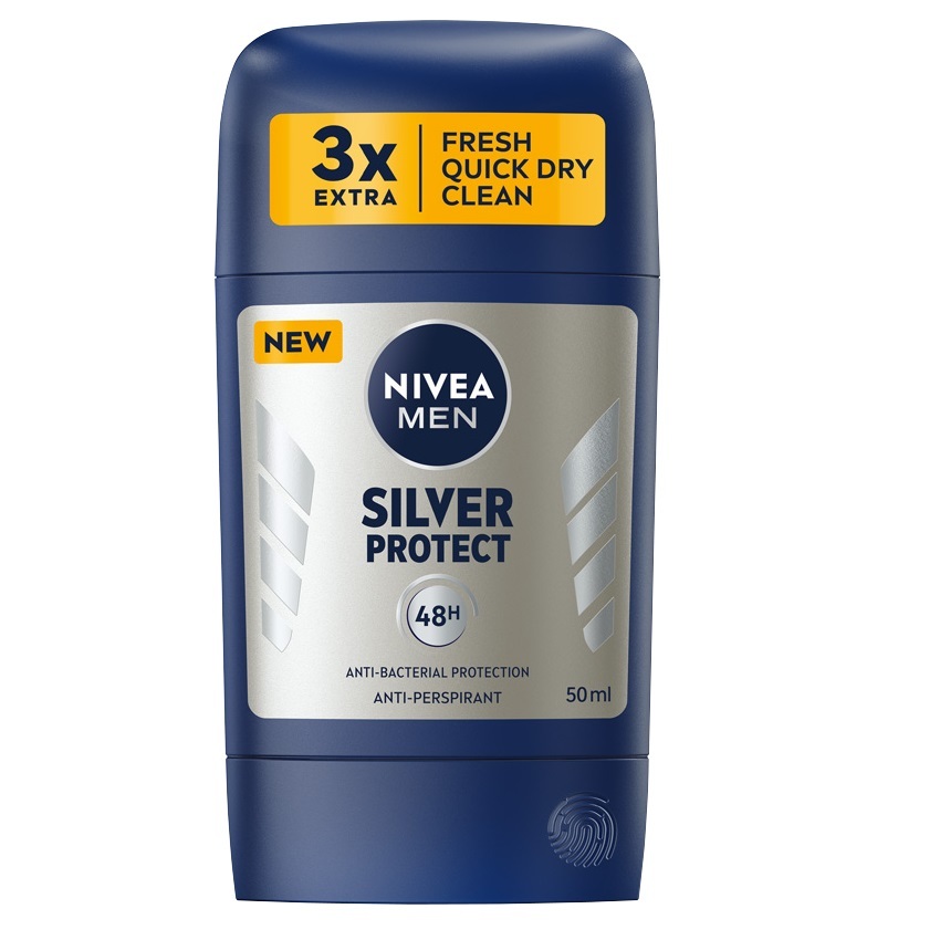 Nivea Silver Protect Stick Antiperspirant 50ml Déodorants
