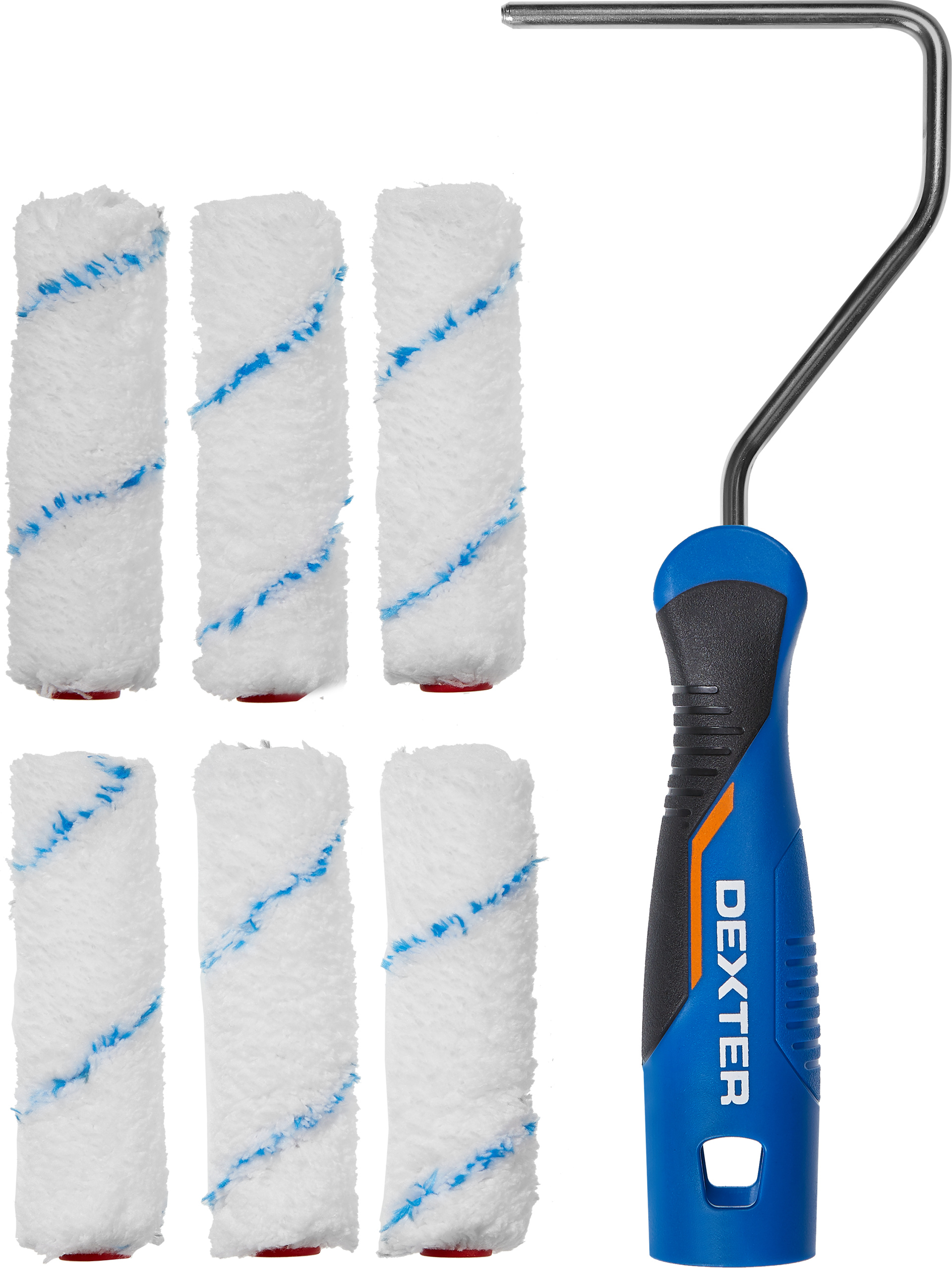 DEXTER - Satz von 6 Mini-Farbroller und Griff | Kaufland.de