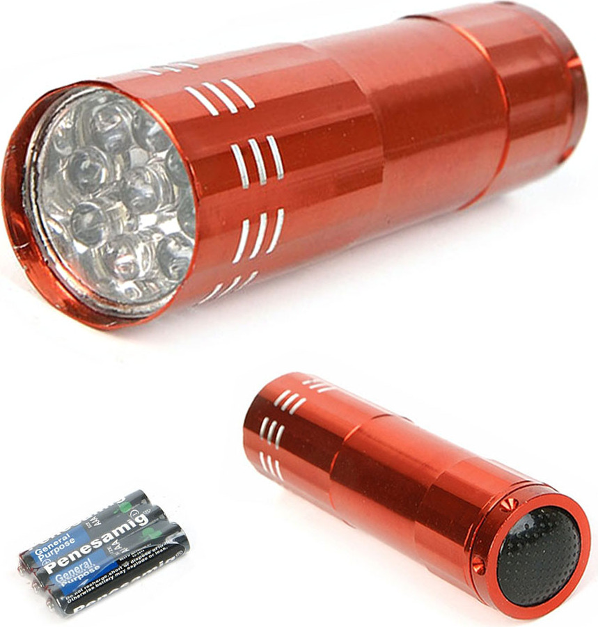 Verk 08013 Mini 9 LED baterka + 3x AAA color | Kaufland.cz