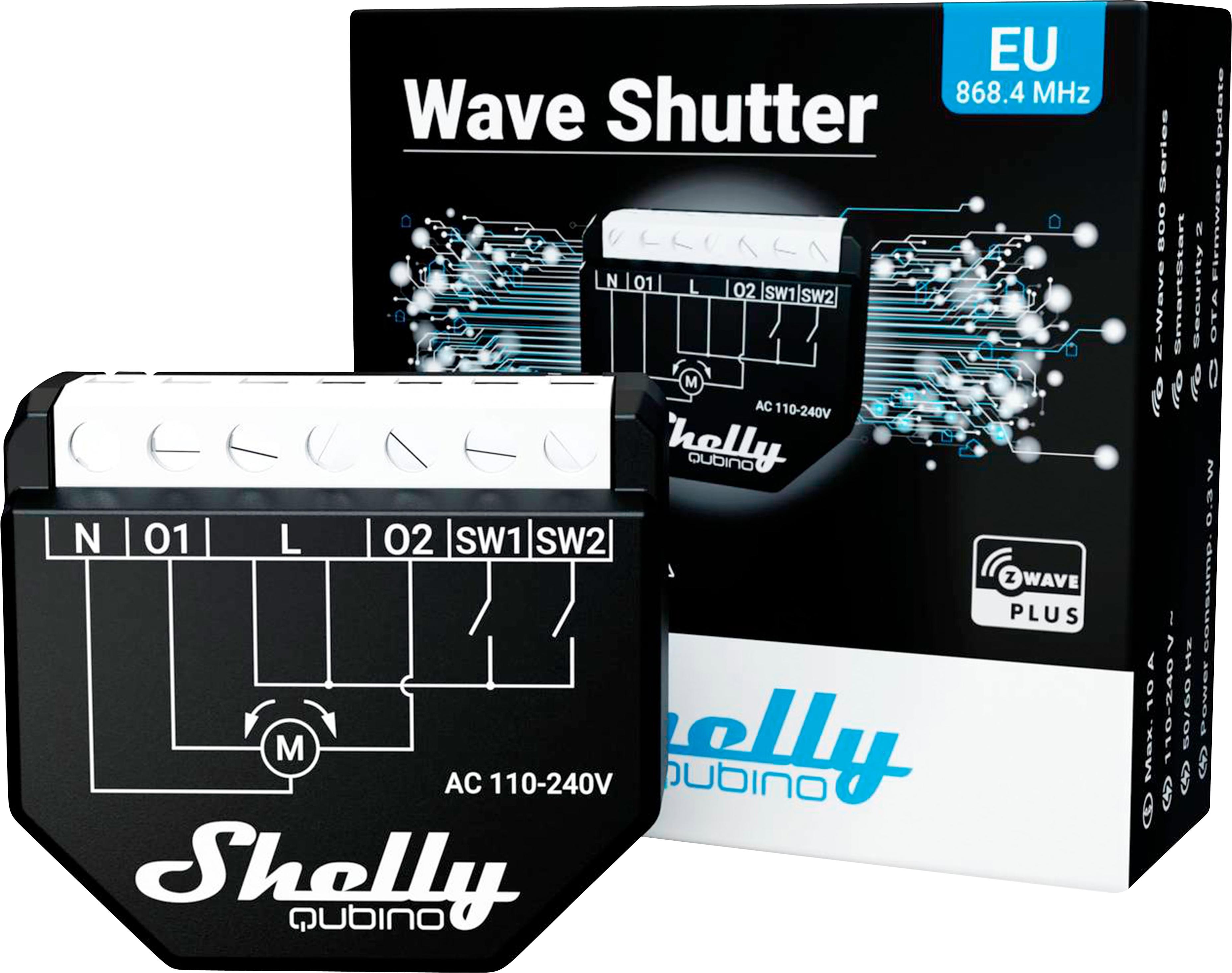 Shelly Wave Shutter Relais Dual Roller Shutter Z-Wave