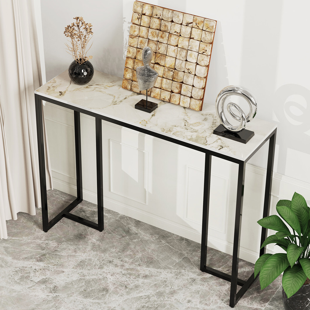 Kmart console table marble store
