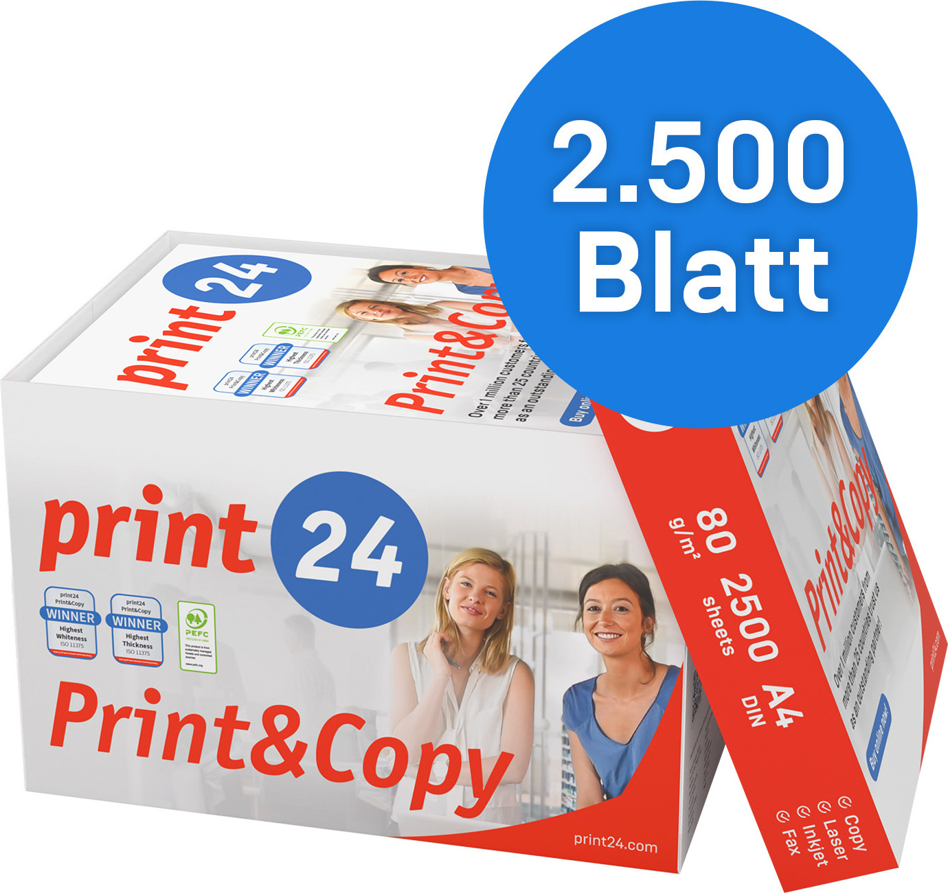 print24 Tiskový papír Kopírovací papír 2500 | Kaufland.cz