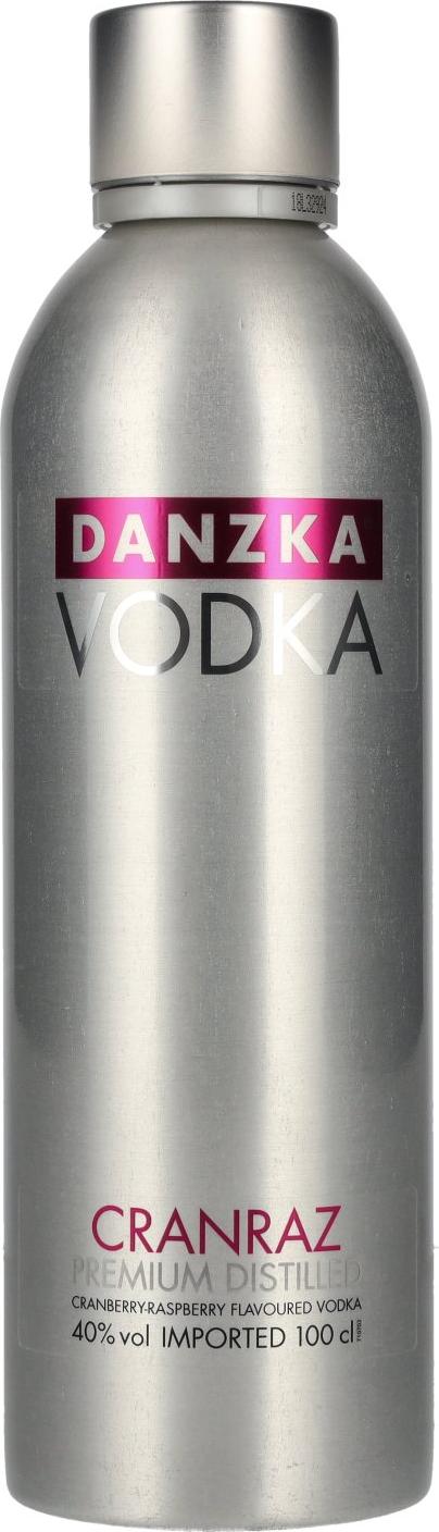 Danzka Vodka CRANRAZ Premium Distilled Flavoured Vodka 40%