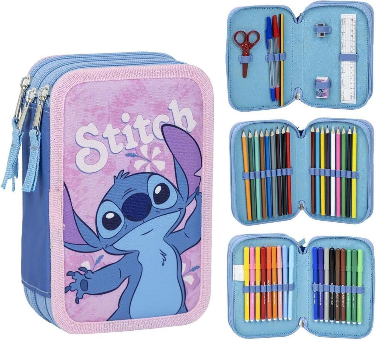 CERDÀó - Oficjalny potrójny piórnik Disney Stitch dla
