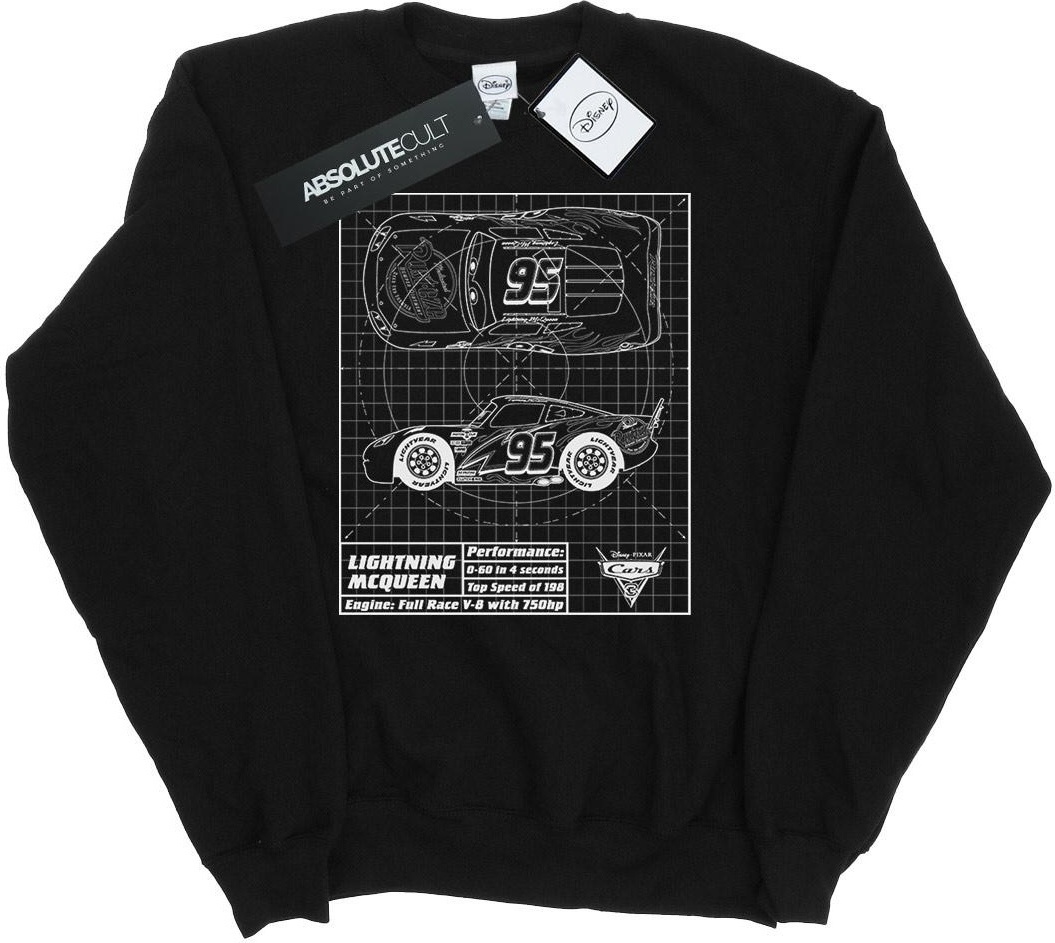 Disney - Sweat-shirt "Cars" pour homme BI15751 (M) (Noir)