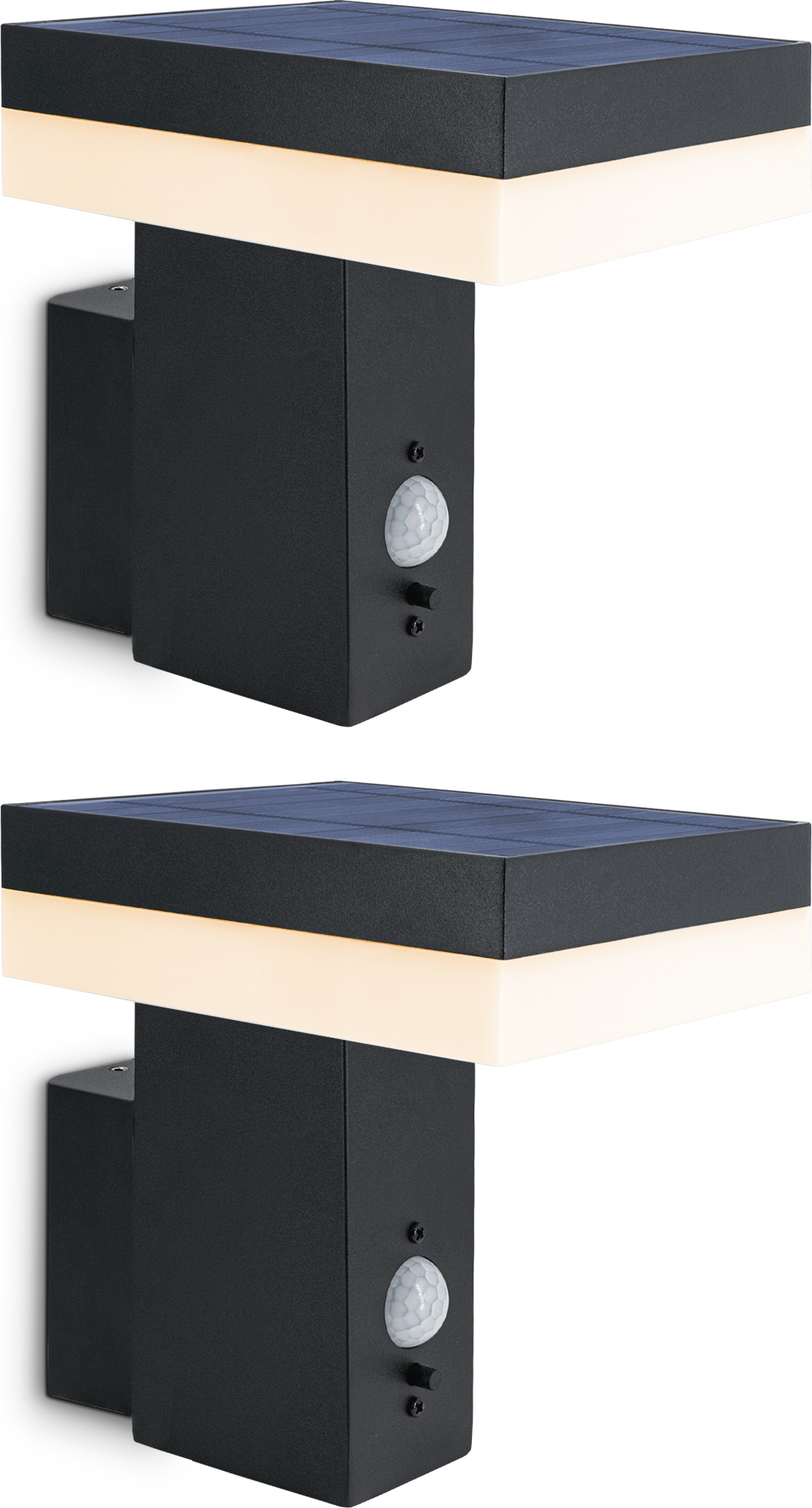 linovum 2 Stück ANBO Solar Wandlampe LED | Kaufland.de