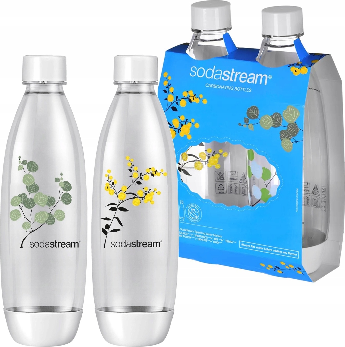 Dwupak butelek Sodastream Fuse Floral Design | Kaufland.pl