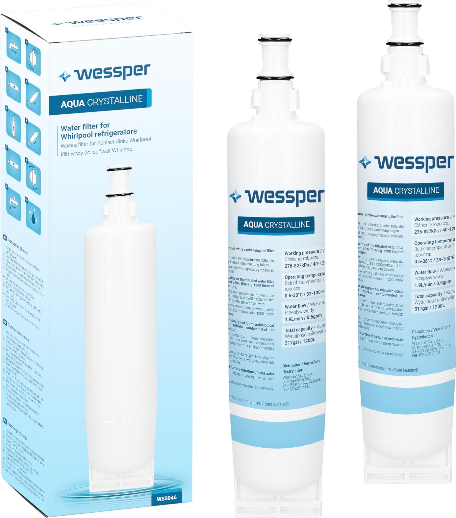 2x náhradný vodný filter Wessper pre | Kaufland.sk